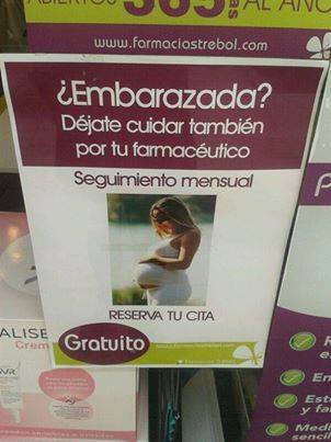«Embarazada: déjate cuidar también por tu farmacéutico» | El Parto es ...